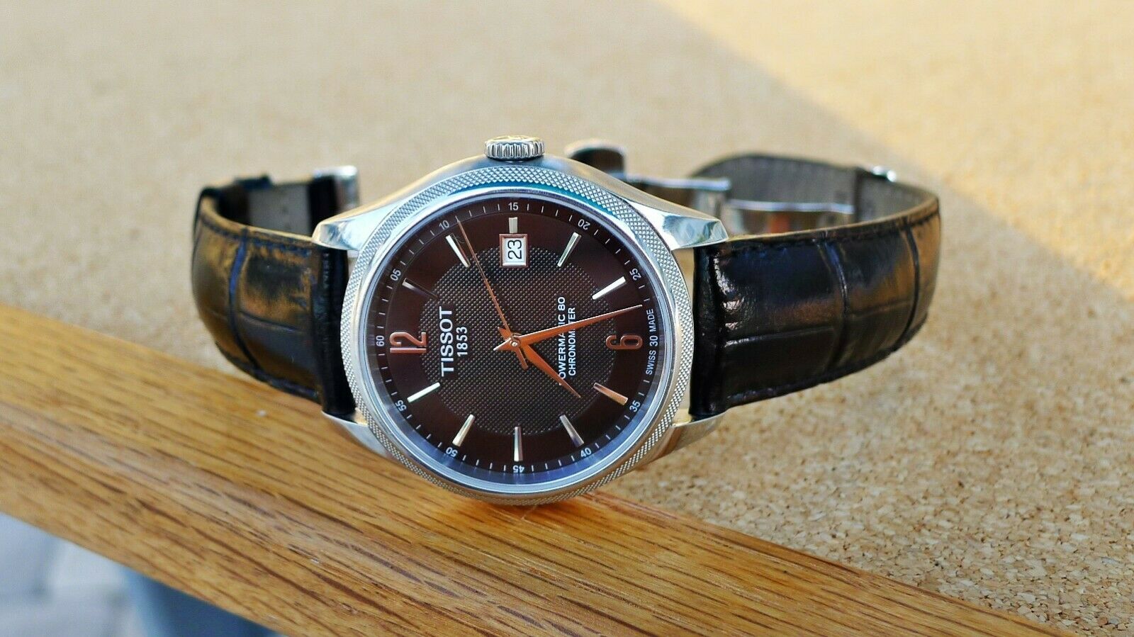 TISSOT BALLADE POWERMATIC 80 AUTOMATIC CHRONOMETER C.O.S.C. T108408A ...