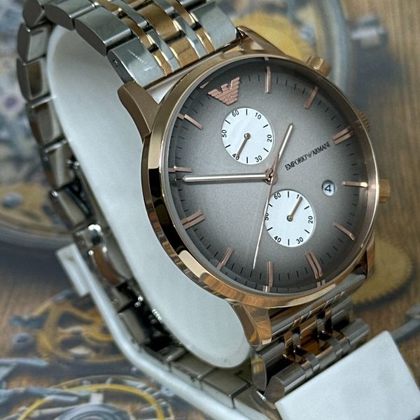 Used Emporio Armani AR1721 Chronograph Men'sÂ WatchÂ 43mm | WatchCharts ...