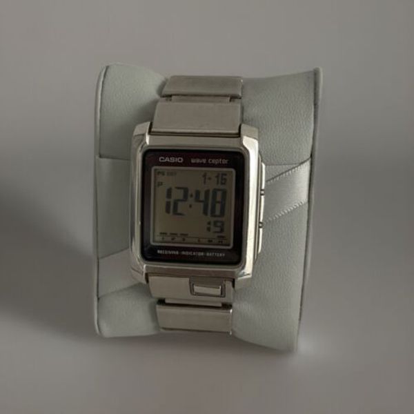 Casio Wave Ceptor WV-300 Men's Solar Digital Watch Wristwatch Retro ...