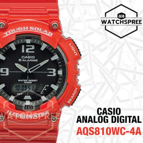 Casio Analog Digital Tough Solar Watch AQS810WC-4A AQ-S810WC-4A | WatchCharts Marketplace