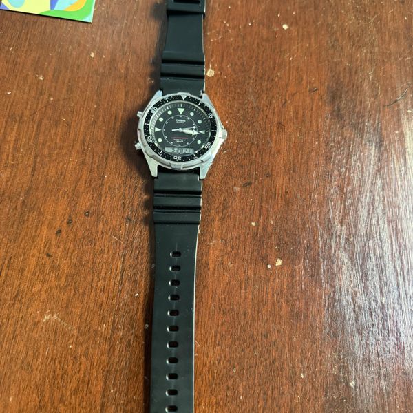 [WTS] Casio “Arnie” AMW-320R Black Ana-Digi Watch New batt and strap ...