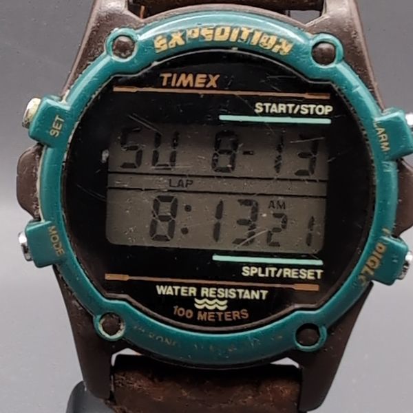 Vintage Timex Expedition Indiglo 745 40 MM Working New Battery ...