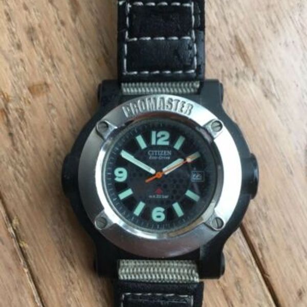 Vintage Rare Citizen promaster super tough Robert Swan! Eco Drive GN-4W ...