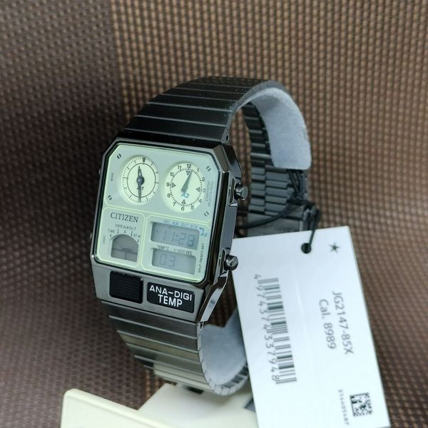 Citizen JG2147-85X Luminous Ana-Digi Temperature Chronograph Quartz Men ...