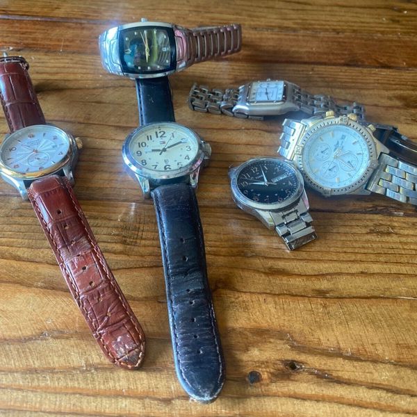 6 antique watches mens see photos for brands and condition Precision ...