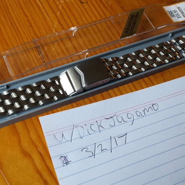[WTS] Hadley Roma Breitling Style Solid Link Bracelet MB4436-W SE ...