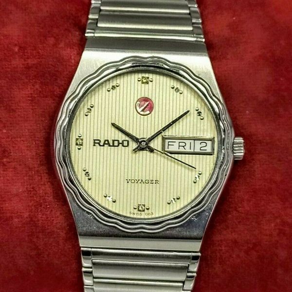 RADO VOYAGER AUTOMATIC DAY & DATE REF 636.3512.4 CAL 2836-2 MEN'S WRIST ...