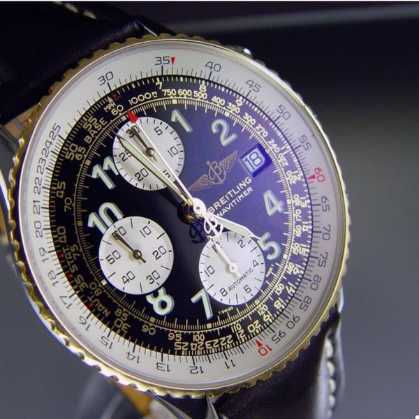 BREITLING Navitimer Vintage Ref. D13022 Gold & Steel Automatic ...