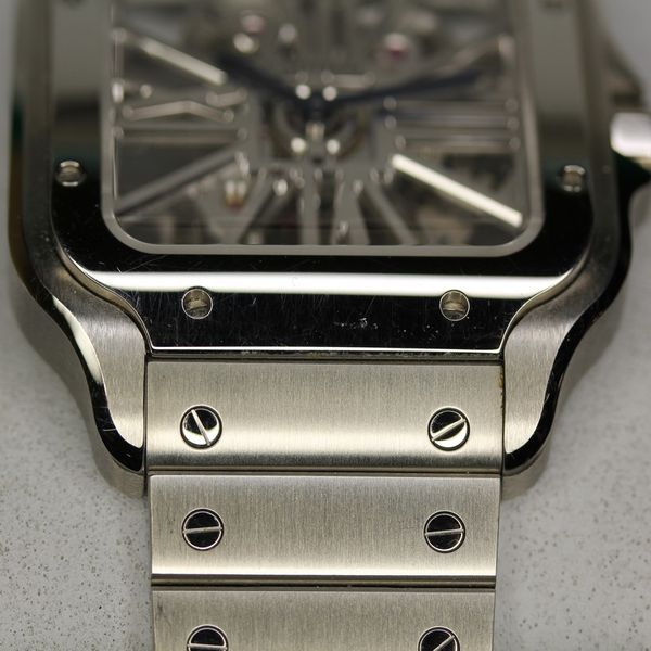 FSOT: Cartier Santos - Skeleton - WHSA0015 - Complete | WatchCharts ...