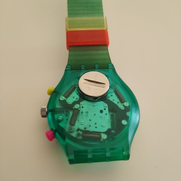 Swatch Chrono SCJ100 Flash Arrowâ 1991 â Vintage | WatchCharts Marketplace