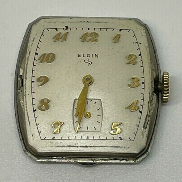 ELGIN 554 WRISTWATCH 1952 17 Jewels 8/0s Runs | WatchCharts Marketplace