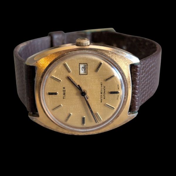Timex Automatic Vintage Mens Watch Date Window 1975 Made in Britain ...