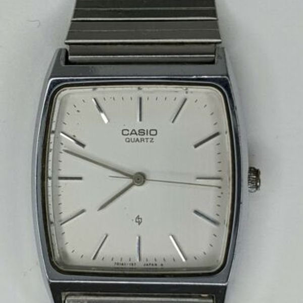1985 Vintage Casio MQ-301 Square Watch Quartz Module 317 New Battery ...