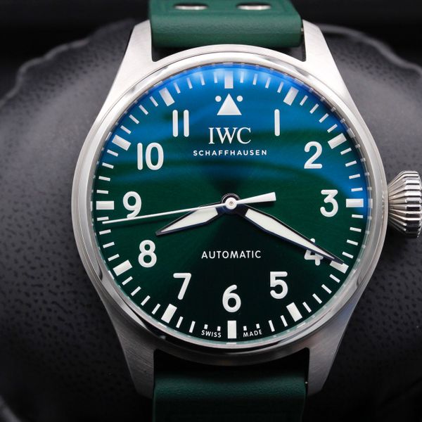 FSOT: IWC Big Pilots Watch 43 - IW329306 - Green - Stainless Steel ...