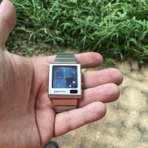 1976 ZENITH FUTUR TIME COMMAND ANA-DIGI QUARTZ LED uhr MOT | WatchCharts