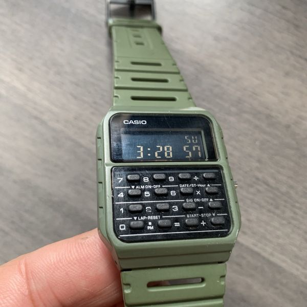 Casio Ca53w Calculator Watch In Excellent Condition | WatchCharts ...