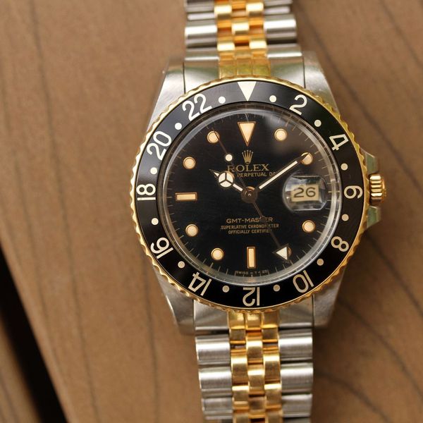 1987 Rolex GMT-Master ref. 16753 Black Dial, Original Jubilee ...