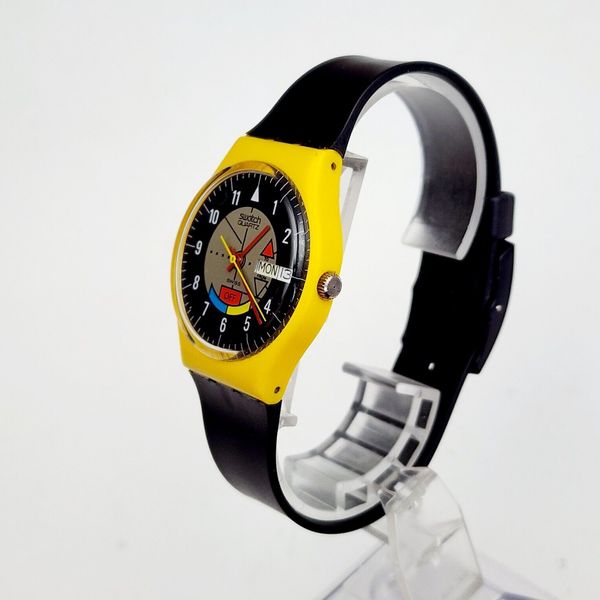 Unisex SWISS Vintage 1985 Watch SWATCH "Yamaha Racer" | WatchCharts ...