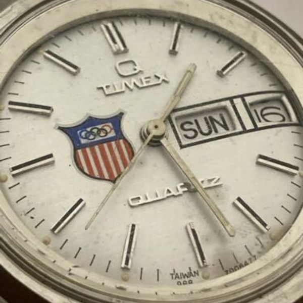 Rare Vintage 1980 Olympics Issued Q Timex Watch | WatchCharts Marketplace