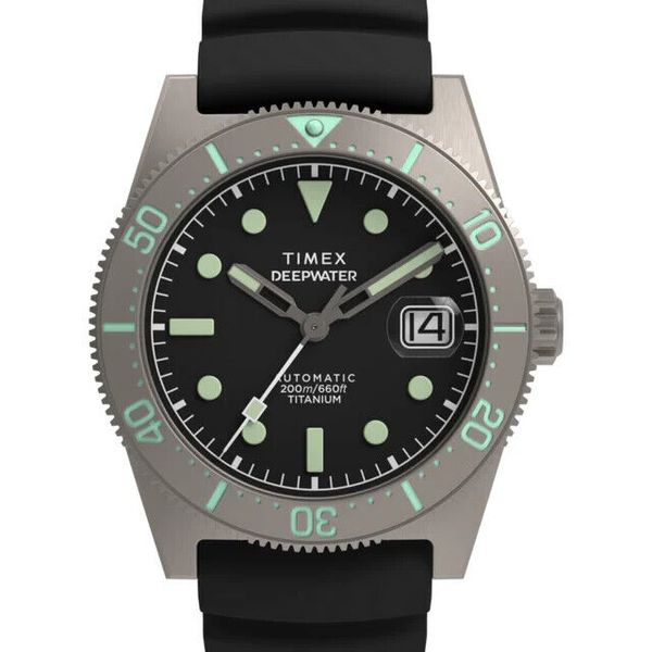 Timex Deepwater Reef 200 Titanium Automatic 41mm Watch TW2W73800 - BNIB ...