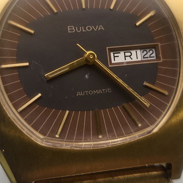 Vintage 1972 BULOVA N2 automatic watch with Quick Set Date - 11 AOACB ...