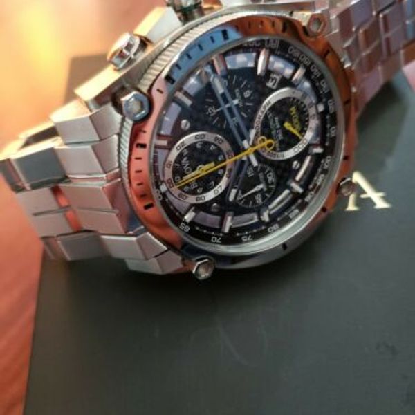 Bulova Men's 96B175 Precisionist Stainless Steel Watch | WatchCharts ...