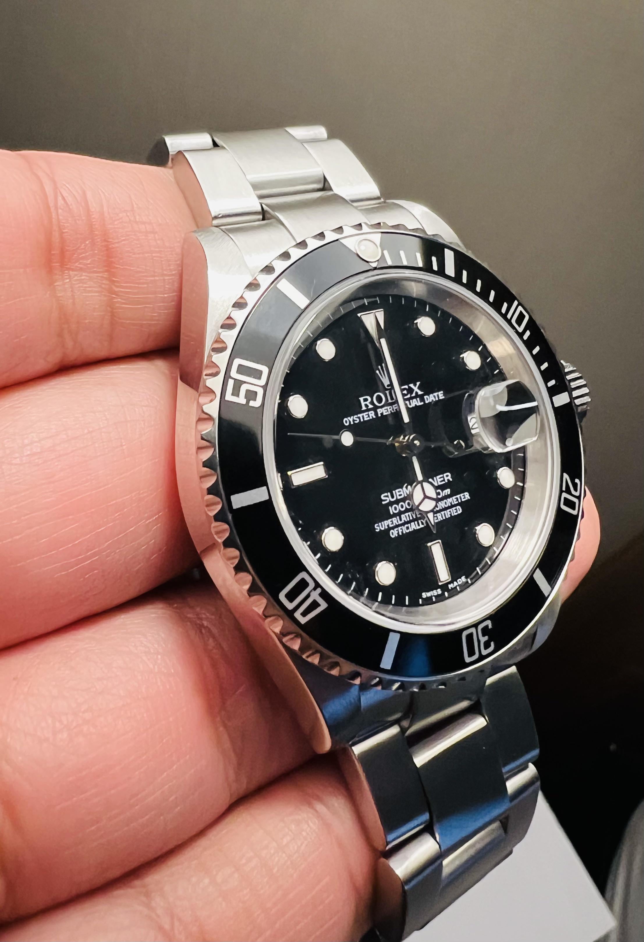 [WTS] Rolex Sub Date 16610 non-ceramic bezel | WatchCharts