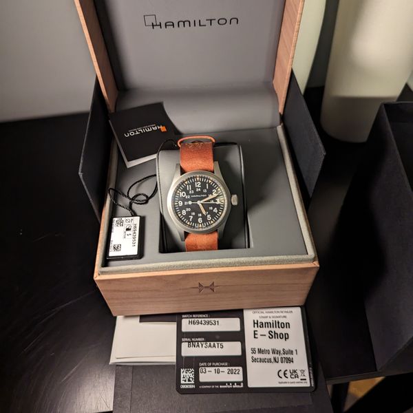 [WTS] Hamilton Khaki Field Mechanical H69439531 | WatchCharts