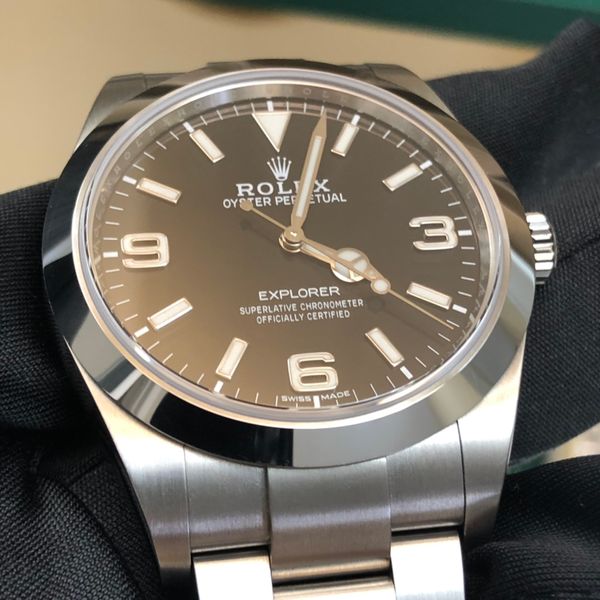 Rolex Explorer i 214270 Lume dial (MK ii) Box and card dated 2018 ...