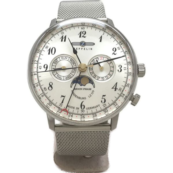 [Used] LED ZEPPELIN Quartz watch / analog / stainless steel / silver ...