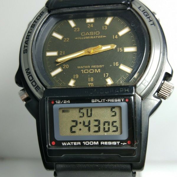 Casio Illuminator AW-61 Analoge & Digital Watch | WatchCharts Marketplace