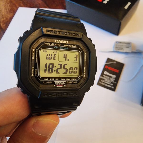 Casio G-Shock GB-5600B-1JF Rare vibrating alarm | WatchCharts Marketplace