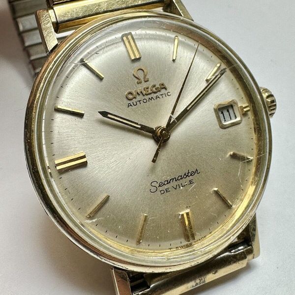OMEGA Seamaster DeVille Automatic Vintage Caliber 563 Gold Capped 35mm ...