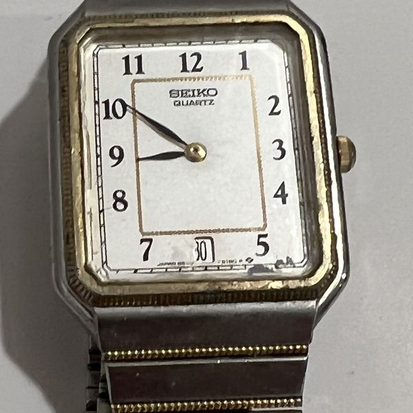 vintage seiko rectangle watch stainless steel japan, 6539 5080, Needs ...