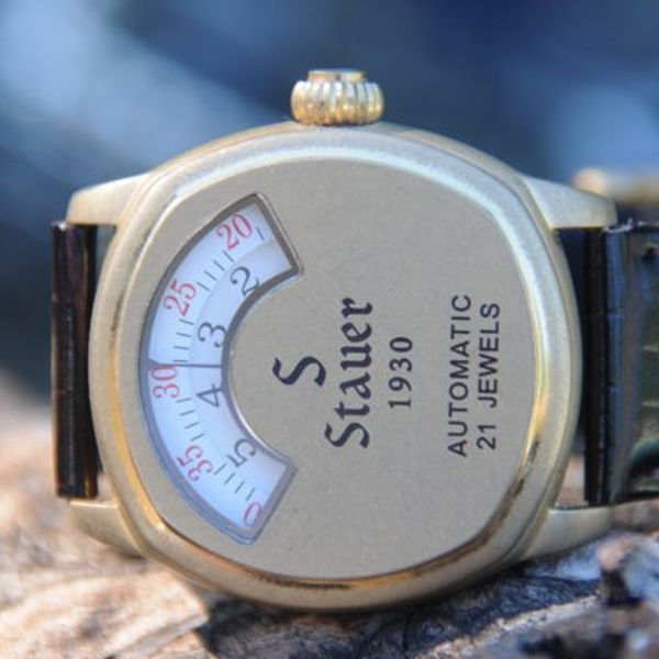 Stauer 1930 Dashtronic Watch in Gold PVD Automatic on Strap $85 ...