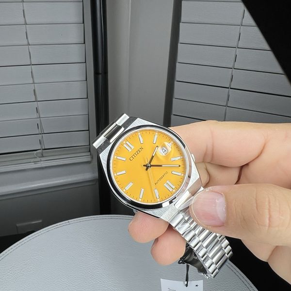Citizen Tsuyosa Automatic Yellow Dial Men's Watch NJ0150-81Z ...