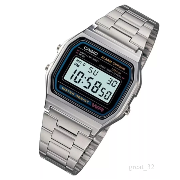 Casio A-158W Digital Unisex WatchNew Retro Digital | WatchCharts ...