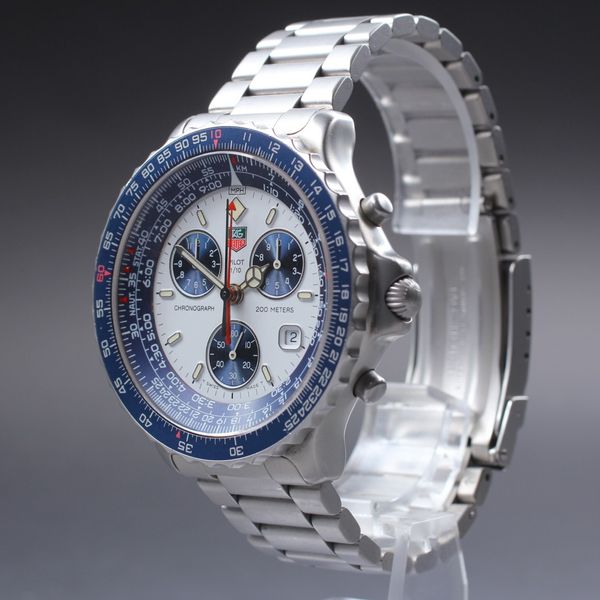 Raro Orologio Uomo [N MINT] TAG Heuer Pilot Chronograph 530.806 200m ...