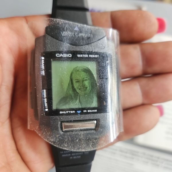 Vintage CASIO Wrist Camera WQV-1 Digital Watch & PC Link Kit New in Box ...