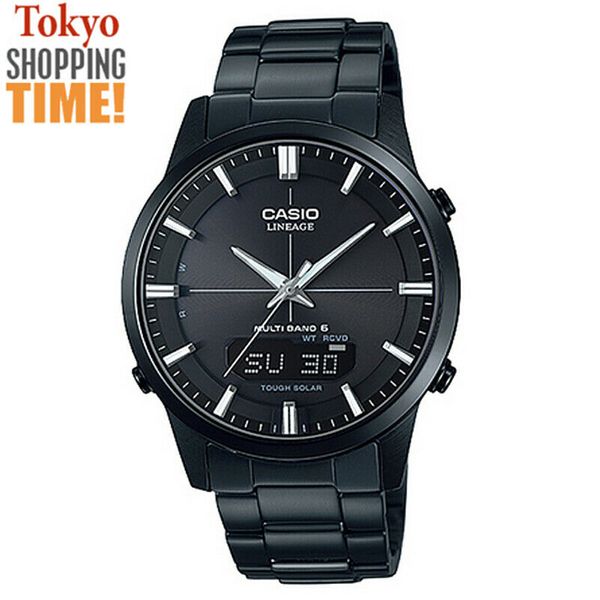 Casio Lineage LCW-M170DB-1AJF Stainless Solar Radio Analog Digital Men ...