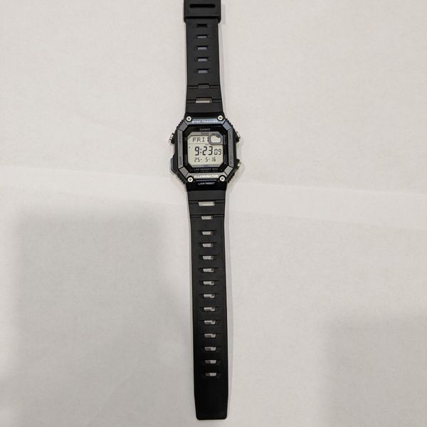 Casio WS-B1000 Digital Watch (Black) Step Tracker | Bluetooth ...
