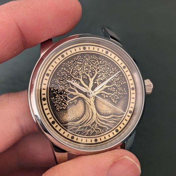 [WTS] New 1-of-1 “Tree of Life” 39mm, 256 Layer Bronze 3D Dial, NH38 ...