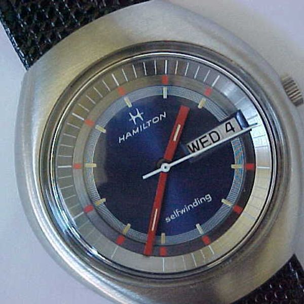 Vintage N.O.S Mint Hamilton 1973 D/D automatic Ref 5007 825003-3 Box ...