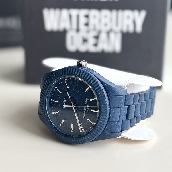 Timex Mens Waterbury Ocean Watch, Recycled Ocean-Bound Plastic Watch ...