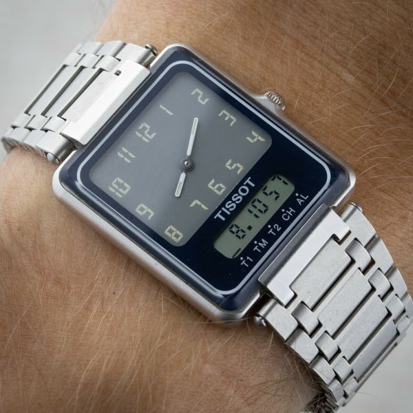 TISSOT Two Timer - digital - ETA 958.335 - original stainless steel ...