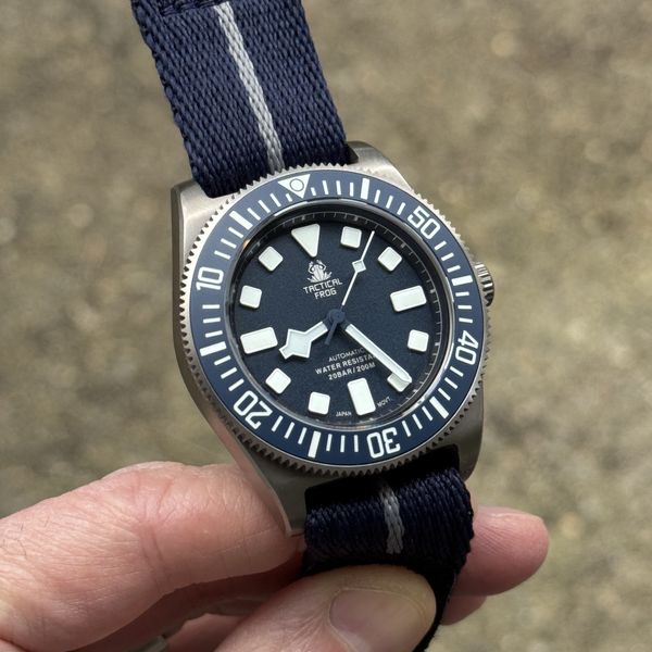 [WTS] Tactical Frog FXD Titanium Navy Blue V4 - Reduced | WatchCharts ...