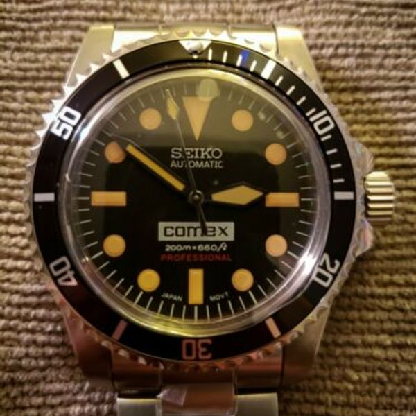 SEIKO COMEX NH35 Milsub Submariner Modified with extra NATO strap ...