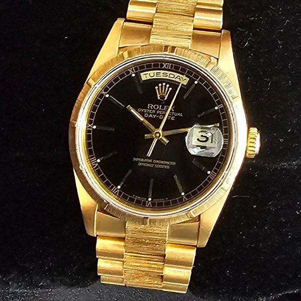 Rolex 18k Day Date President 18248 Gold Watch Mint | WatchCharts ...