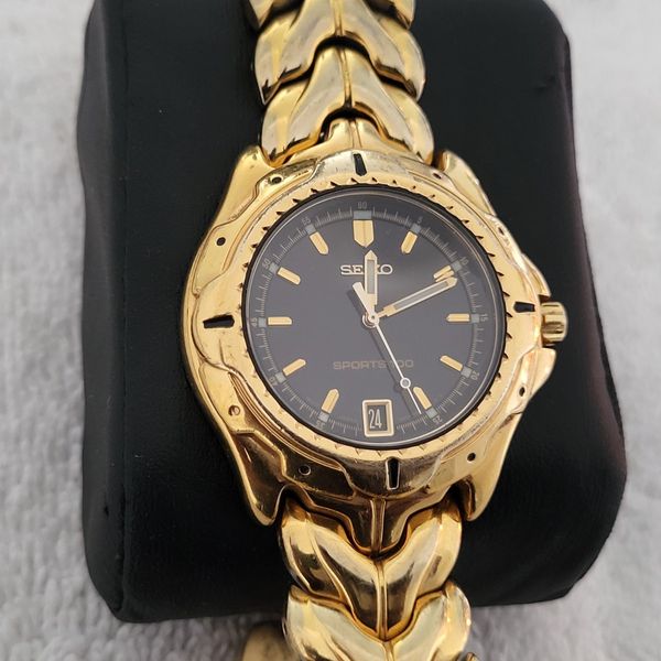 Seiko Quartz 7N42-7129-A4 PRE-OWNED WORKING MEN.S 40MM | WatchCharts ...