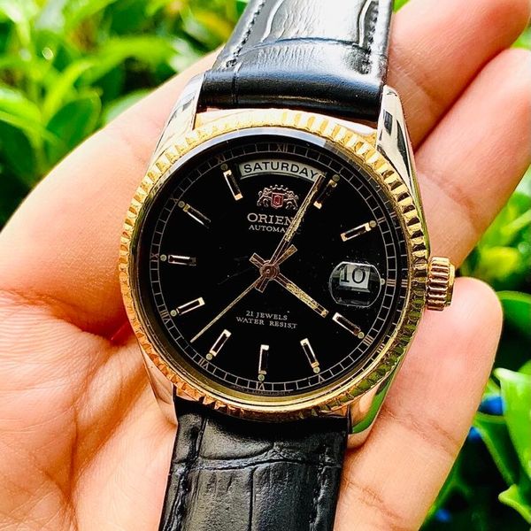 orient president black dial (read description) | WatchCharts Marketplace